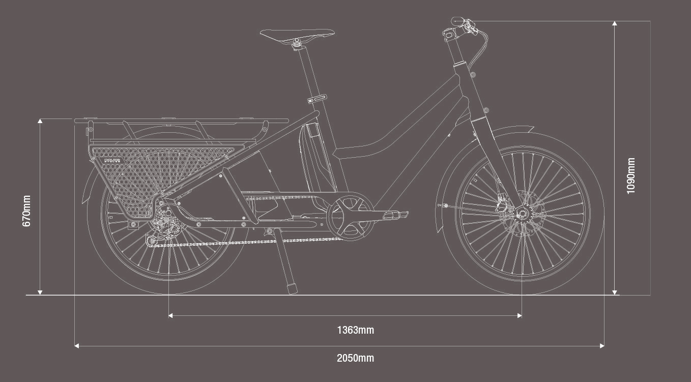 LT - Family Electric Longtail Cargo Bike | Douze Cycles