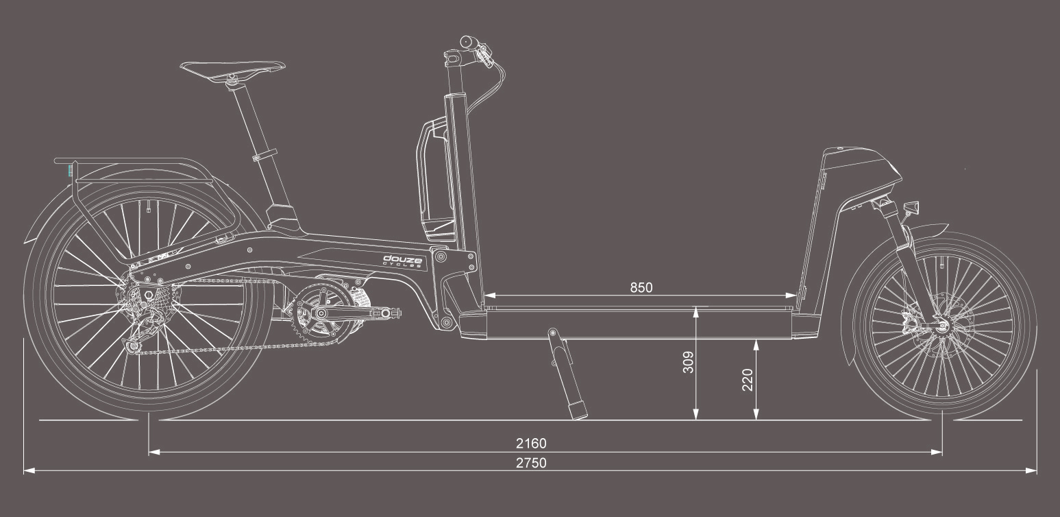 HÊTA - Electric Cargo Bike for Professionals | Douze Cycles